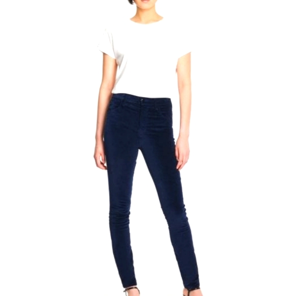 J Brand | Pants & Jumpsuits | J Brand Maria High Rise Skinny Velvet ...